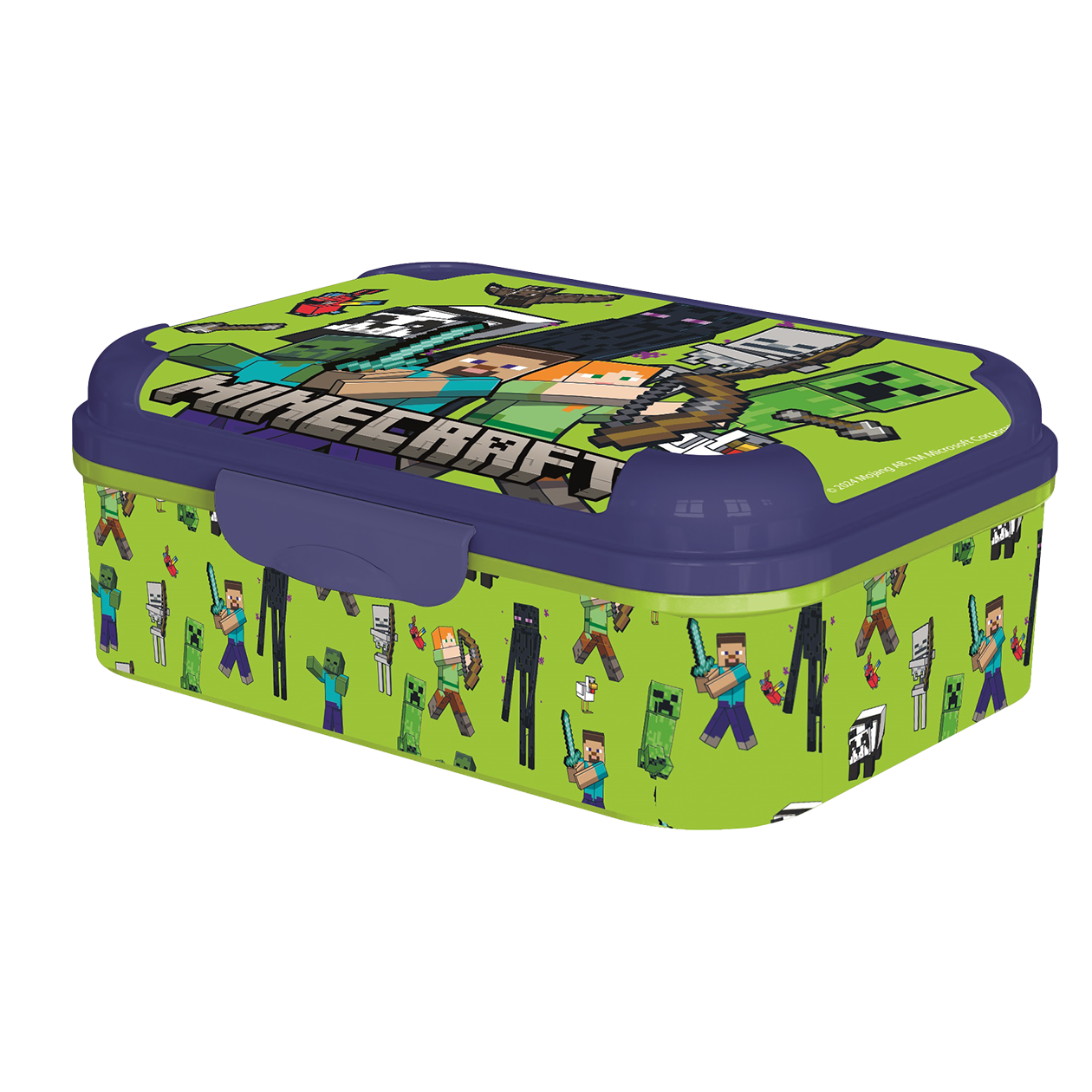 MINECRAFT Asker Lunch box, 17 x 13.5 x 6.2 cm – EUROMIC B2B